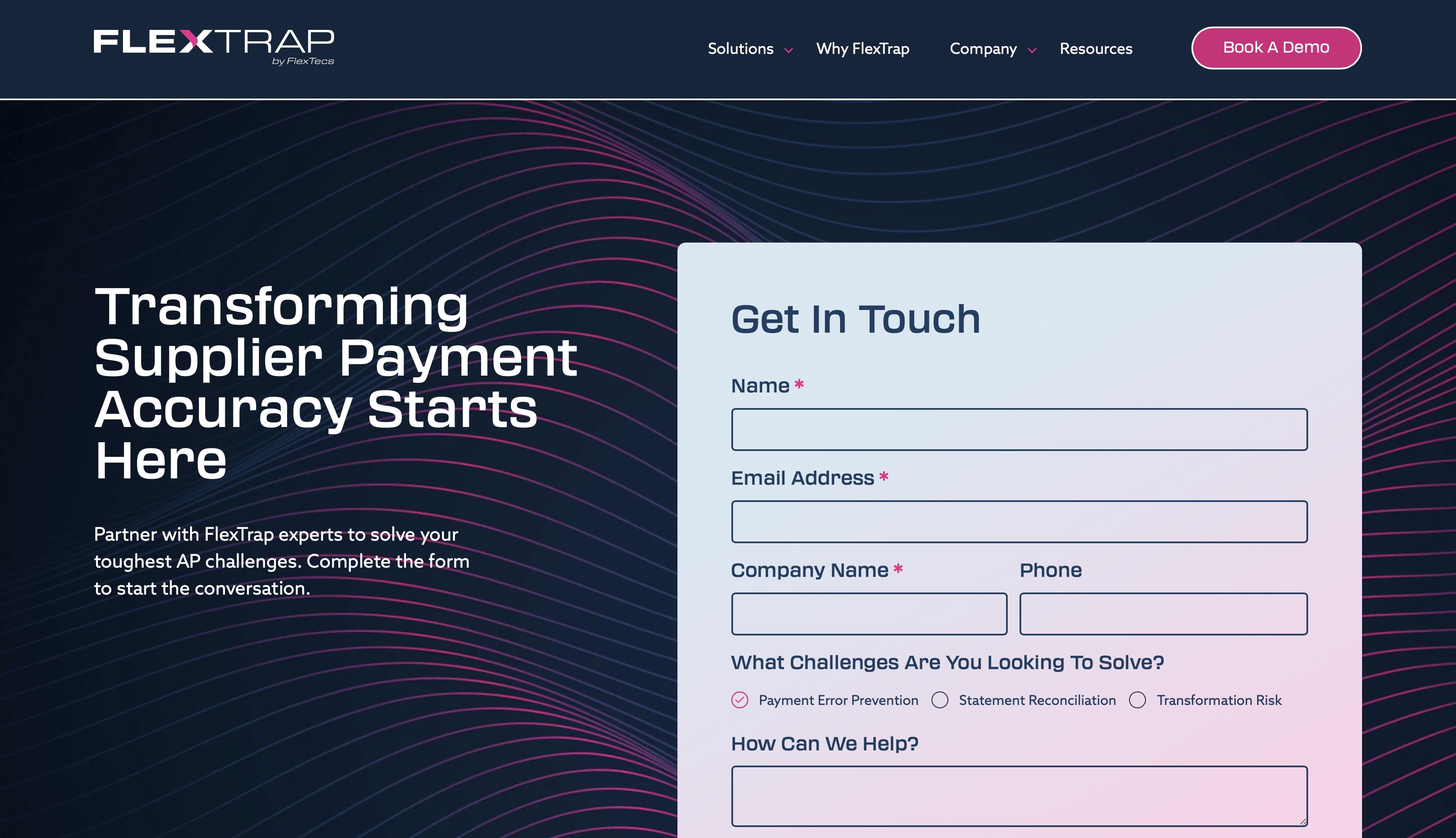 Payment Accuracy Platform Demo | FlexTrap